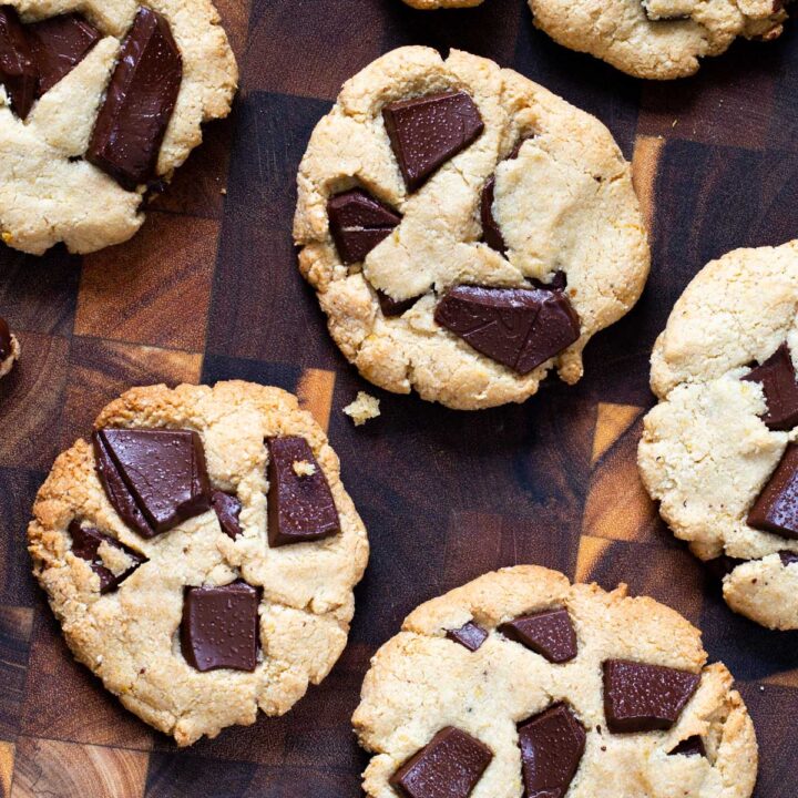 Miso Lemon Pepper Chocolate Chunk Cookies - Vegan Richa