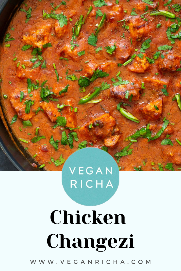 Vegan Chicken Changezi - Vegan Richa