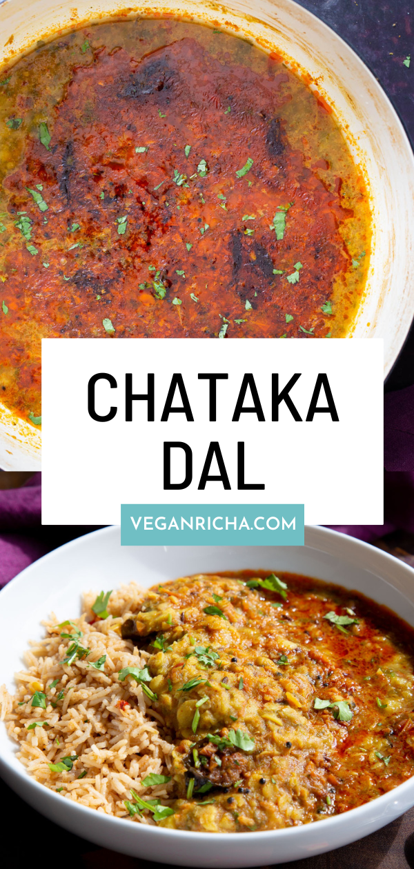 Chataka Dal - Spicy Maharashtrian Toor Dal - Vegan Richa