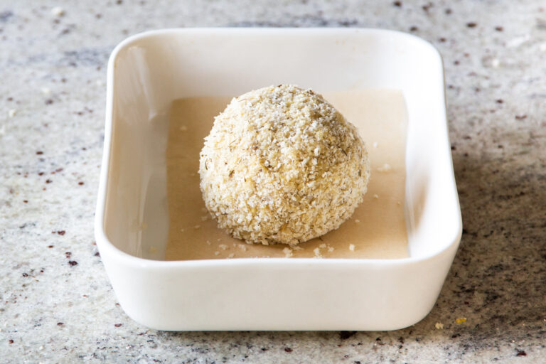 Stuffing Flavored Vegan Cheeseball Recipe - Vegan Richa