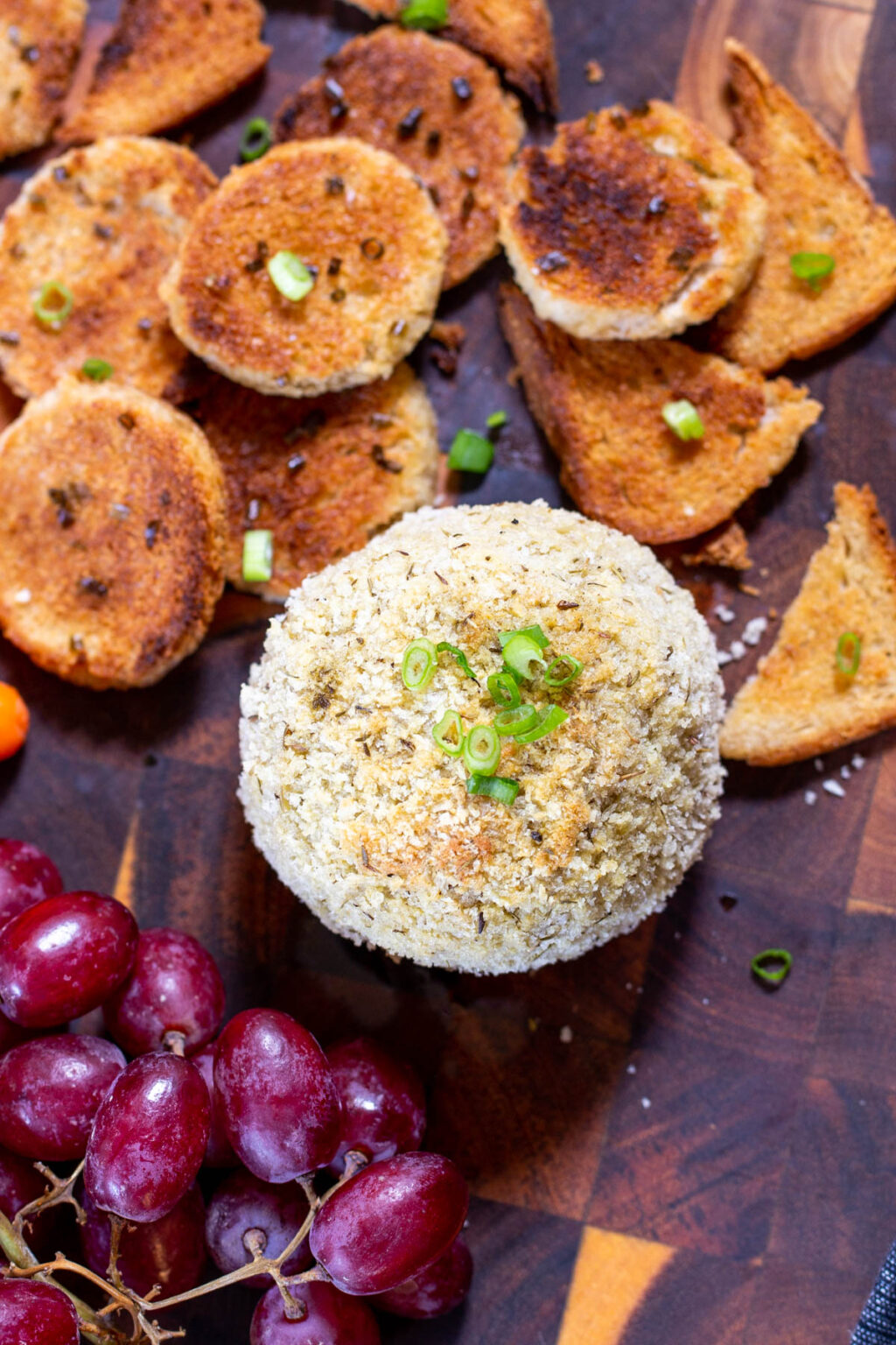 Stuffing Flavored Vegan Cheeseball Recipe - Vegan Richa