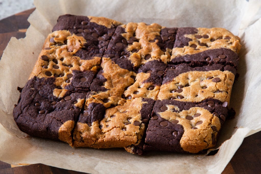 Vegan Brookie (Gluten-free Pan Cookie)