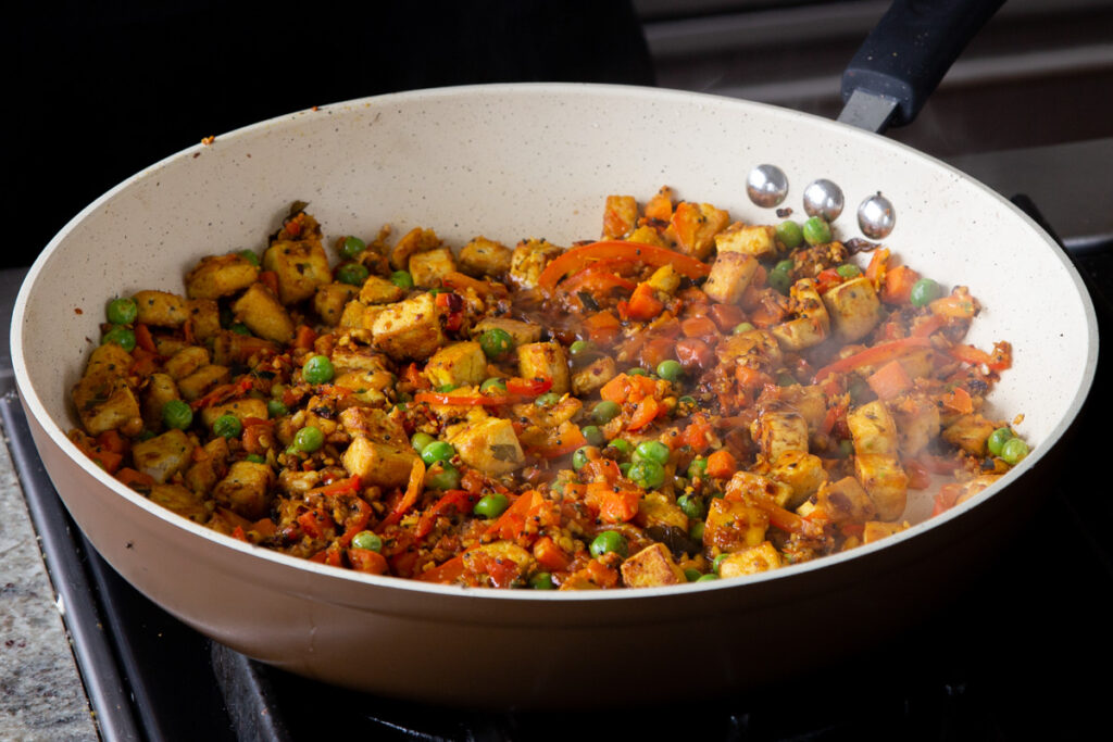 Podi Rice - Indian Chili Garlic Peanut Fried Rice