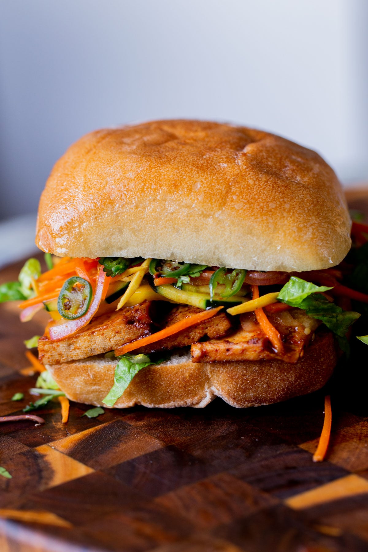 Gochujang Sandwich (Tofu Gochujang Banh Mi)