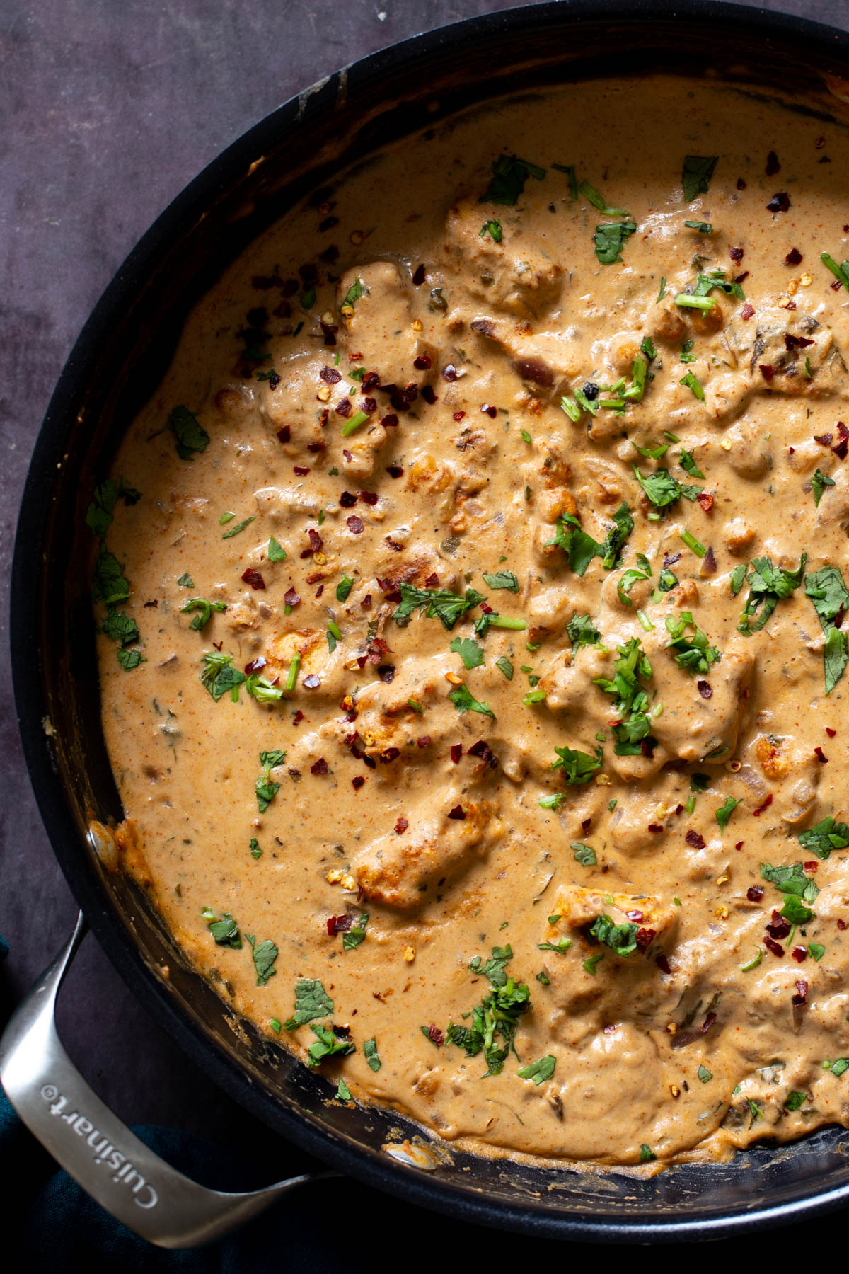 Vegan Kasuri Malai Murg (Tofu in creamy fenugreek sauce)