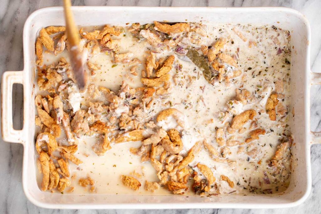 Malai Palak Chicken (Spinach & soycurls in Indian white sauce)