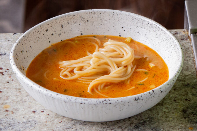 Spicy Peanut Butter Ramen