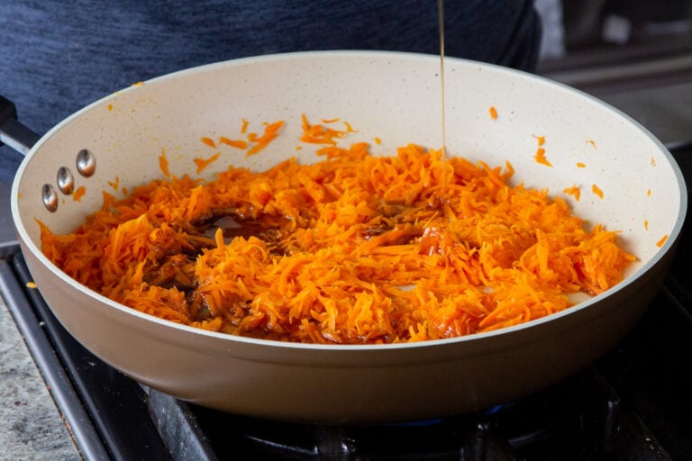 Carrot Halwa Cake (Indian Carrot Cake)