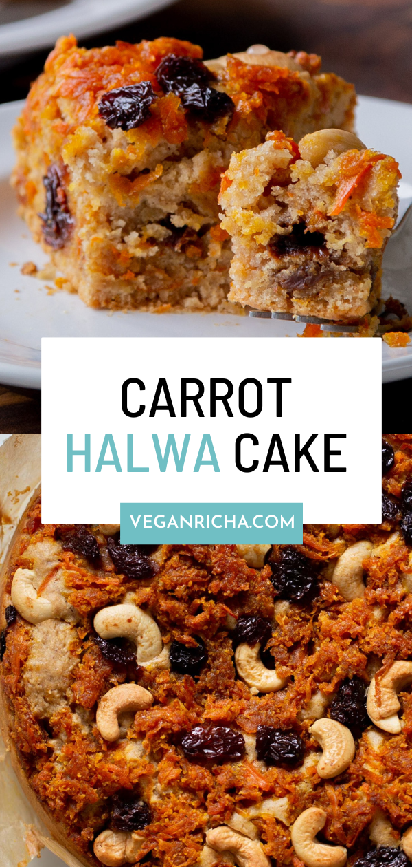 Carrot Halwa Cake (Indian Carrot Cake)