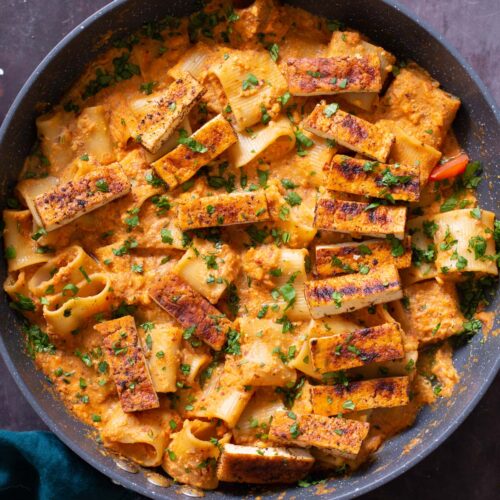 One Pot Romesco Sauce Pasta