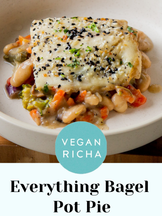 Everything Bagel Pot Pie - Vegan Richa