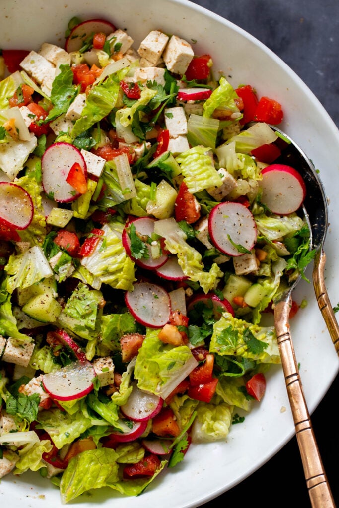 Chaat Masala Salad Chopped Salad with Indian Lime vinaigrette