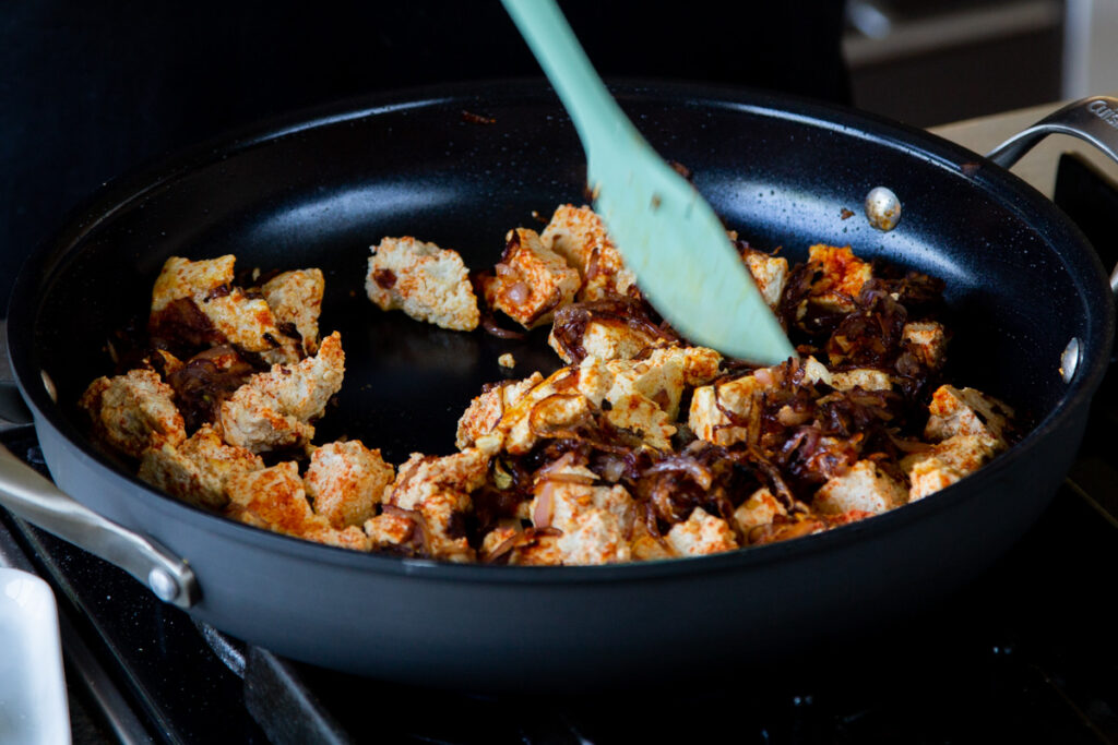 Hyderabadi Wedding Chicken Curry with Tofu (One Pot!)