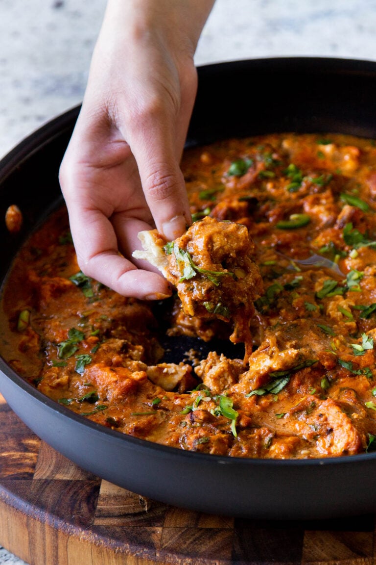 Hyderabadi Wedding Chicken Curry with Tofu (One Pot!)