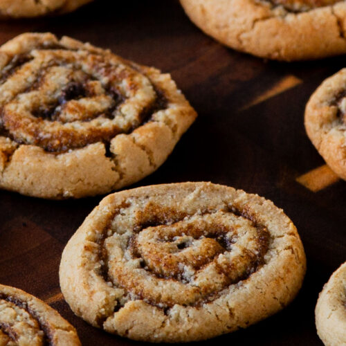 Pumpkin Spice Roll Cookies (gluten-free, grain-free, soy-free)
