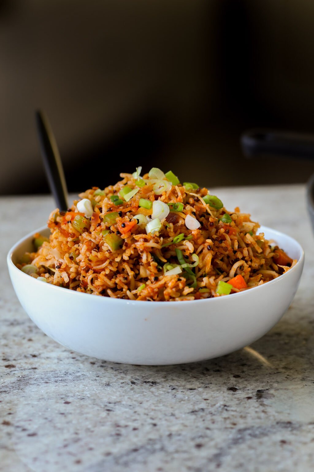 Easy Schezwan Fried Rice (30 minutes, one-pan meal)