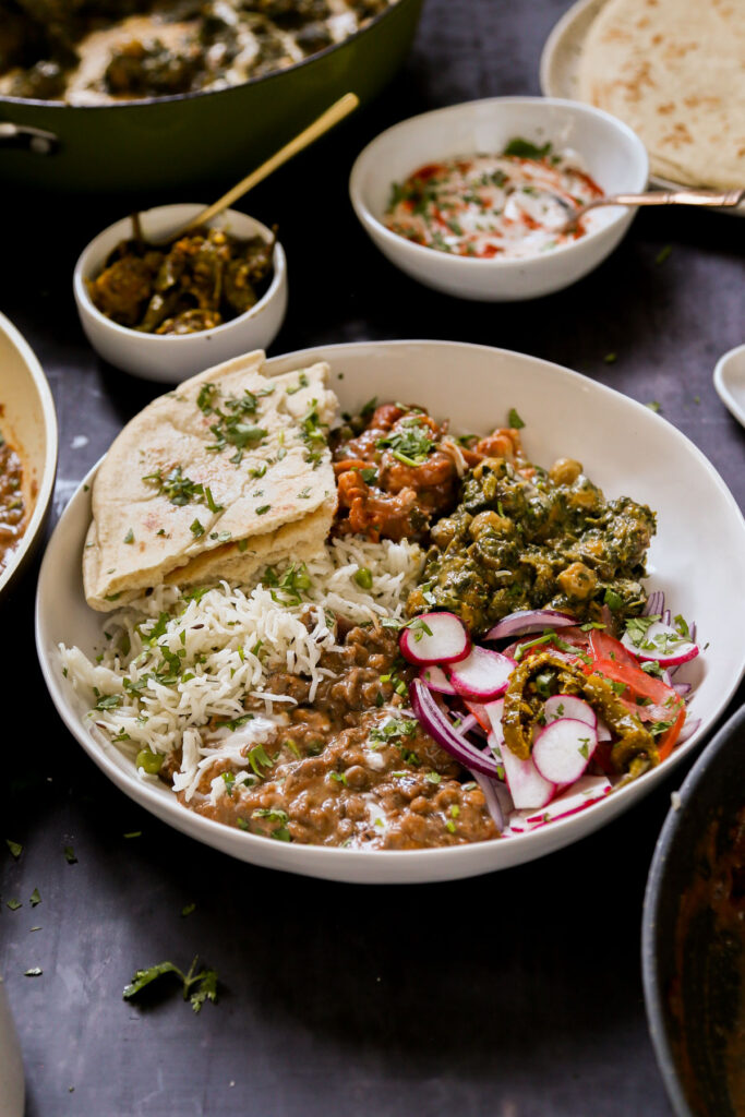 3-Course Diwali Party Menu (dairy-free, soy-free, 1 sauce)