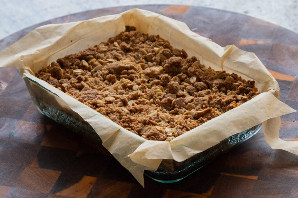 Easy Pumpkin Crisp (soy-free, nut-free, dairy-free)