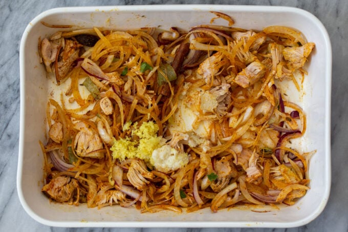 Baked Jackfruit Biryani (one pan!)