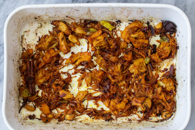 Baked Jackfruit Biryani (one pan!)