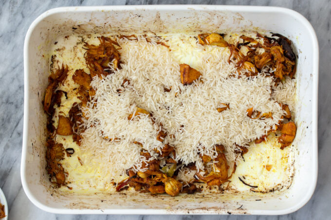 Baked Jackfruit Biryani (one pan!)