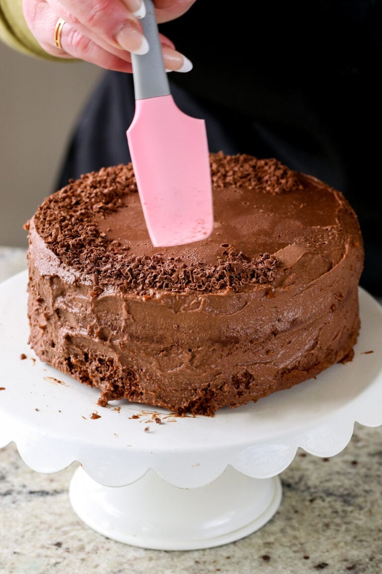 Vegan Mocha Chocolate Mousse Cake