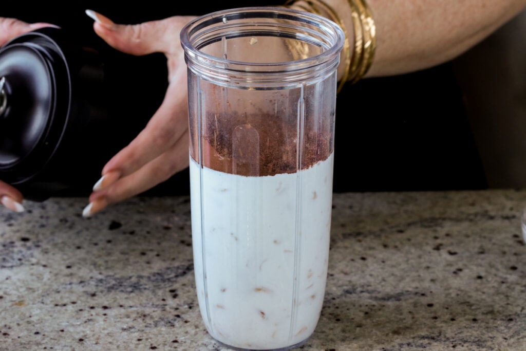 Vegan Mocha Chocolate Mousse Cake