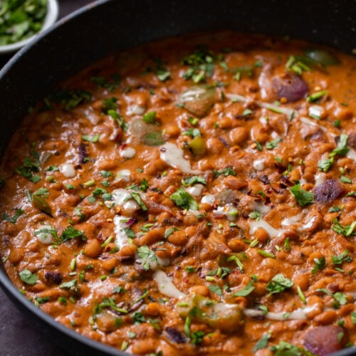 White Beans in Toasted Cumin Onion Sauce (Beans do Pyaza)