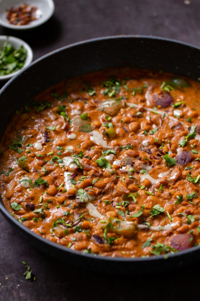 White Beans in Toasted Cumin Onion Sauce (Beans do Pyaza)