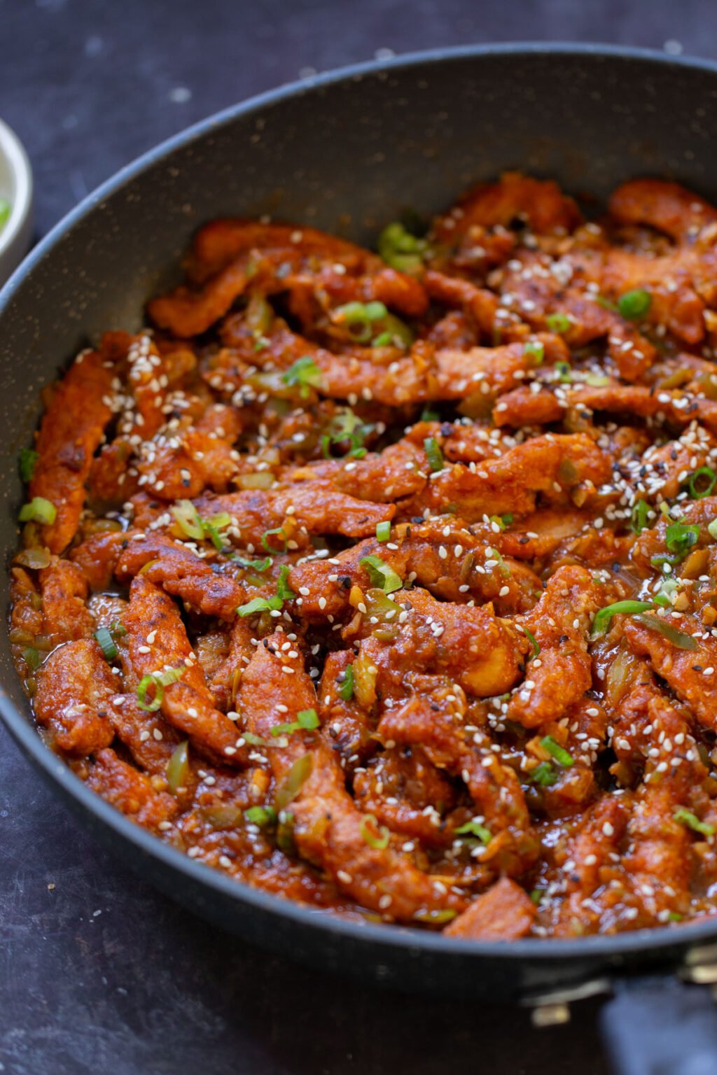 Indo Chinese Crispy Chicken Soycurls Vegan