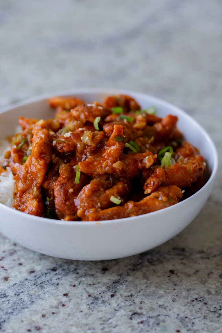 Indo Chinese Crispy Chicken Soycurls Vegan