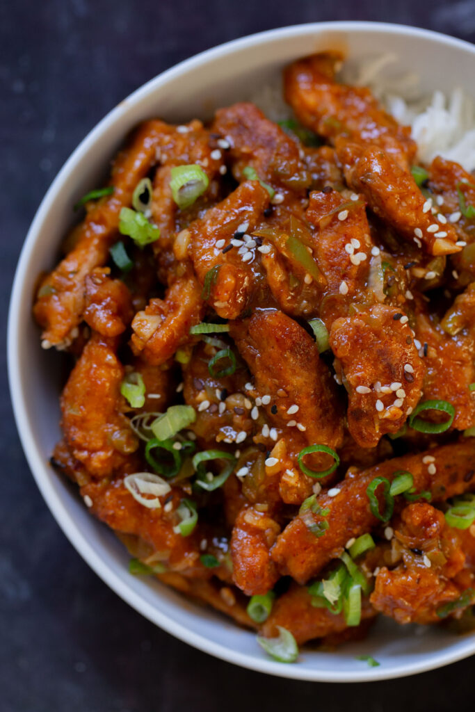 Indo Chinese Crispy Chicken Soycurls Vegan - Food Buzz Daily