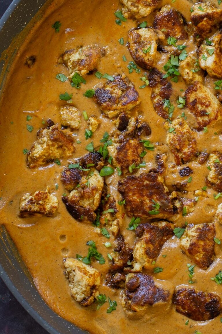 Tofu Barra (Vegan Chicken Barra) North India silky curry
