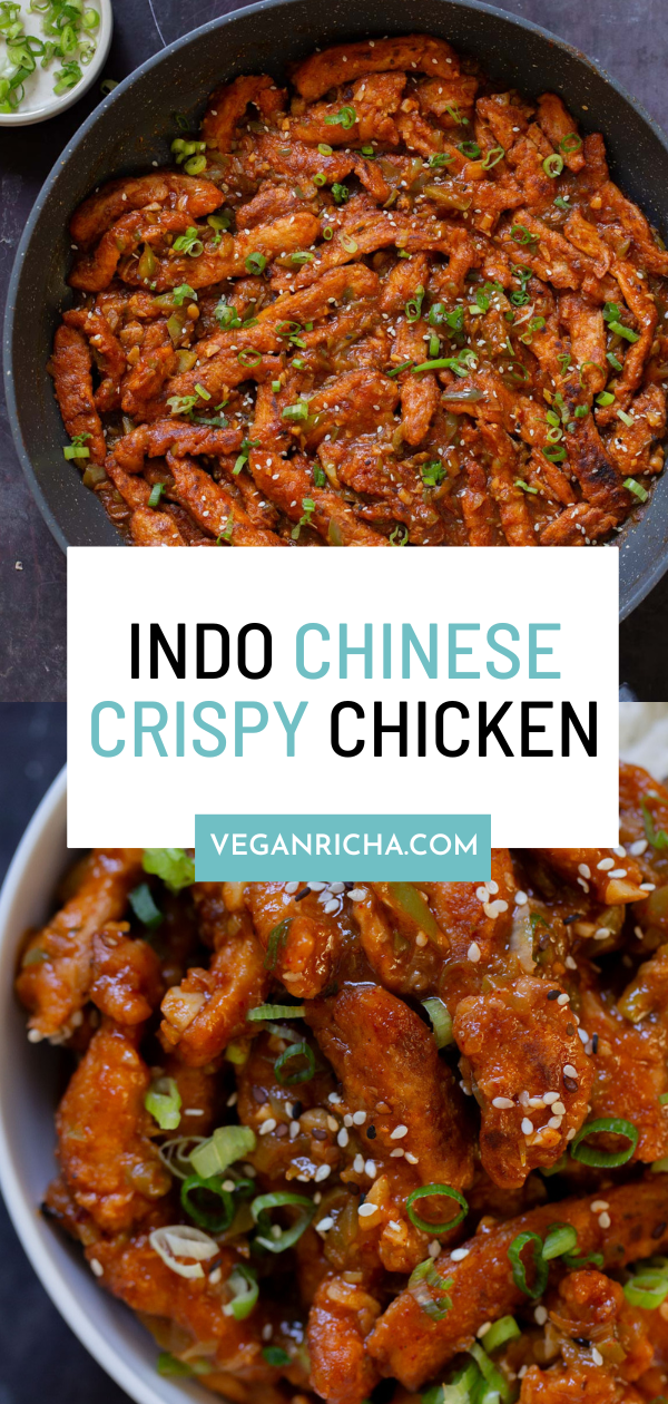 Indo Chinese Crispy Chicken Soycurls Vegan