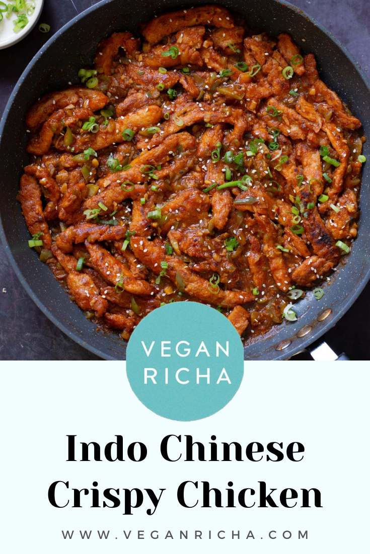 Indo Chinese Crispy Chicken Soycurls Vegan