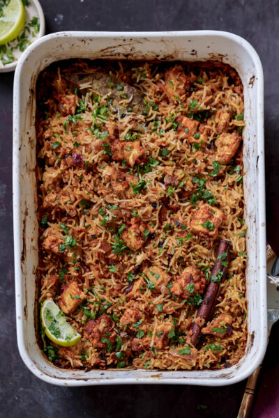 Lucknowi Biryani (easy oven recipe!)