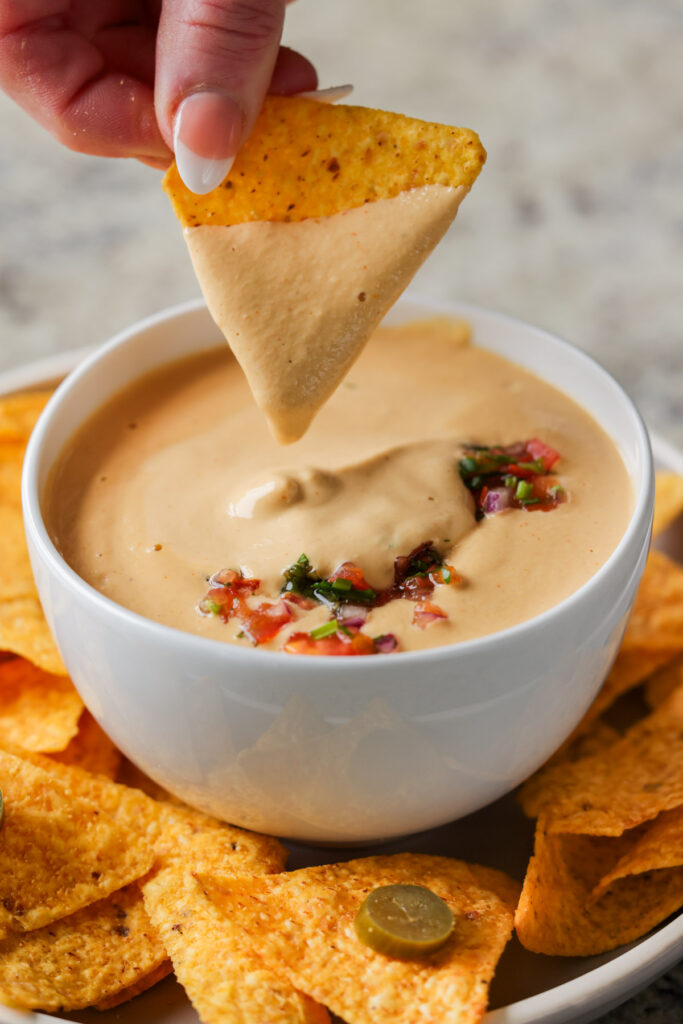 Cashew Nacho Cheese (soy-free option)