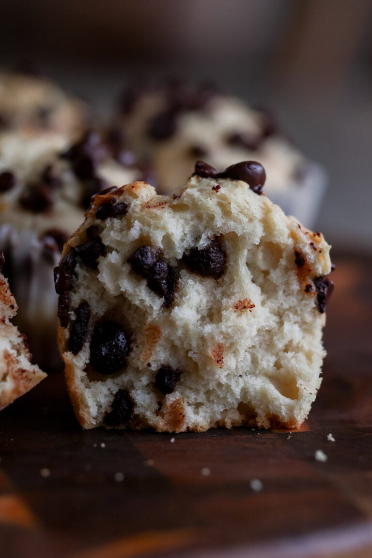 Bakery-Style Chocolate Chip Muffins