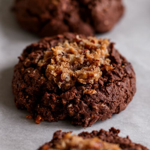 Vegan German Chocolate Cookies -Vegan Richa