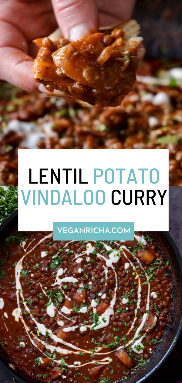 Vindaloo Curry with Lentils and Potatoes