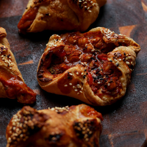 Chickpea Tikka Masala Puffs