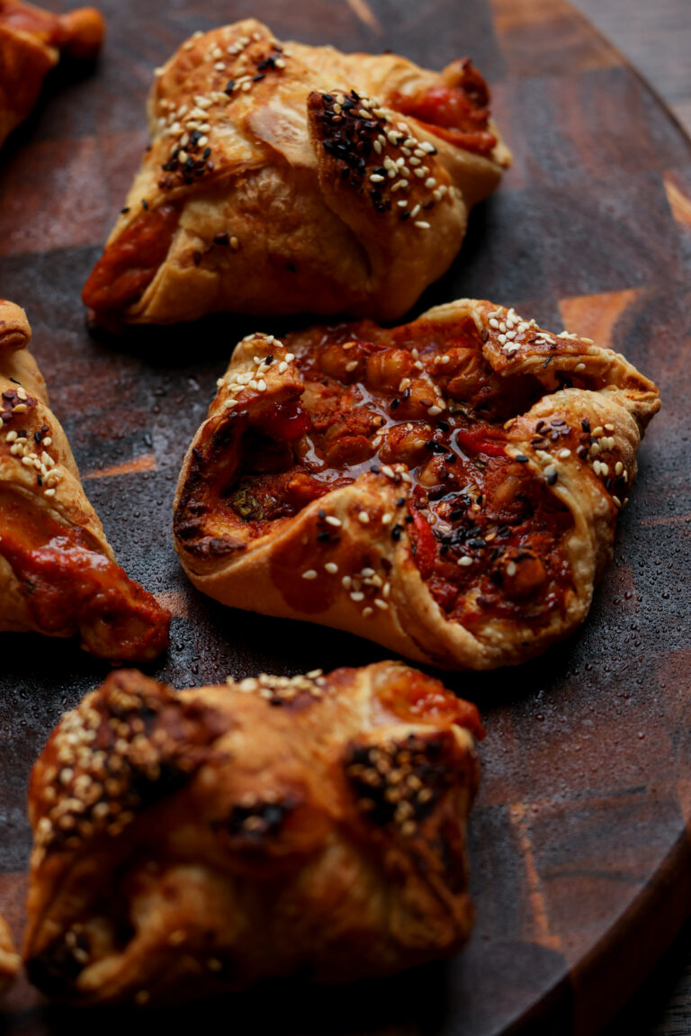 Chickpea Tikka Masala Puffs