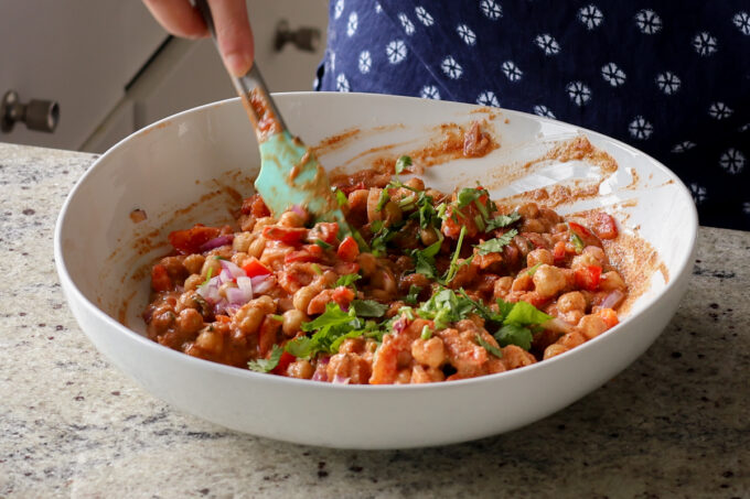 Chickpea Tikka Masala Puffs