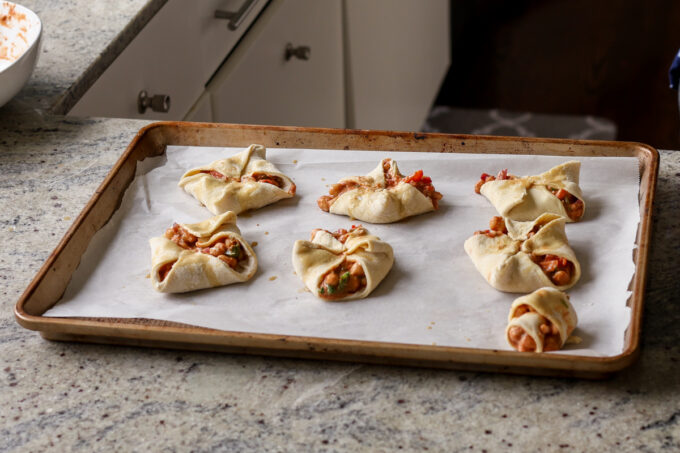 Chickpea Tikka Masala Puffs