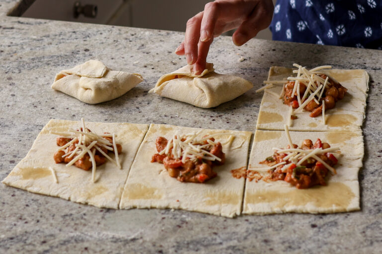 Chickpea Tikka Masala Puffs