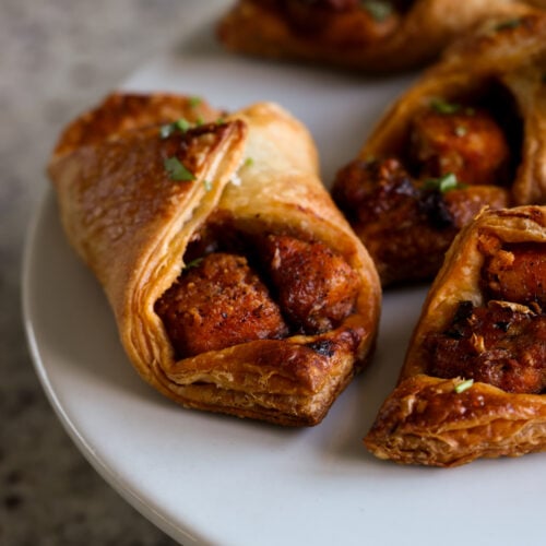 Chilli Garlic Tofu Puff Pastry
