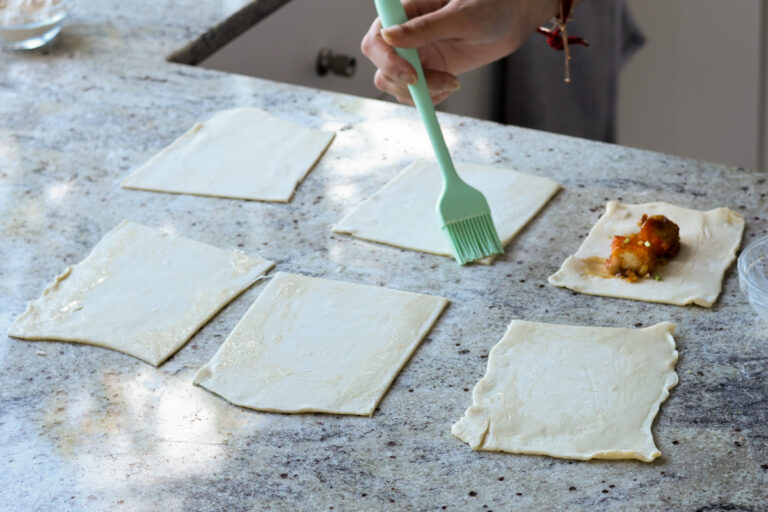 Chilli Garlic Tofu Puff Pastry