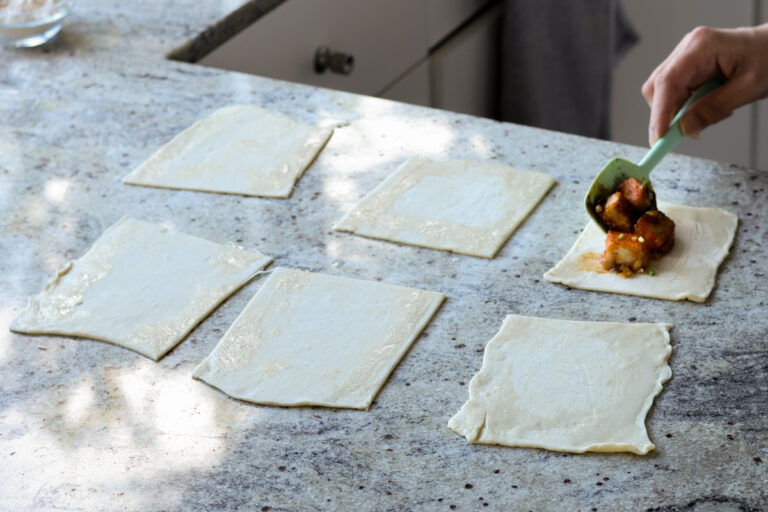 Chilli Garlic Tofu Puff Pastry