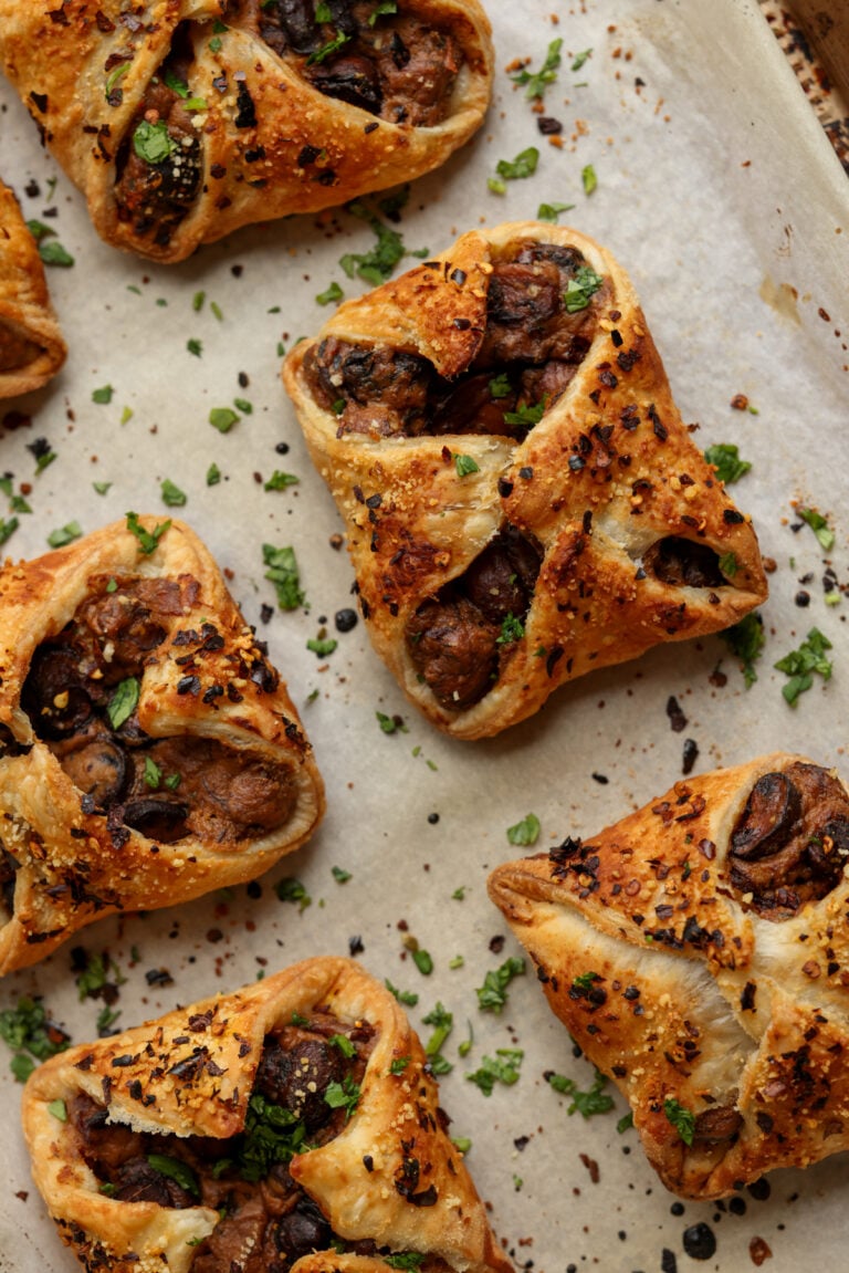 Creamy Mushroom Puffs