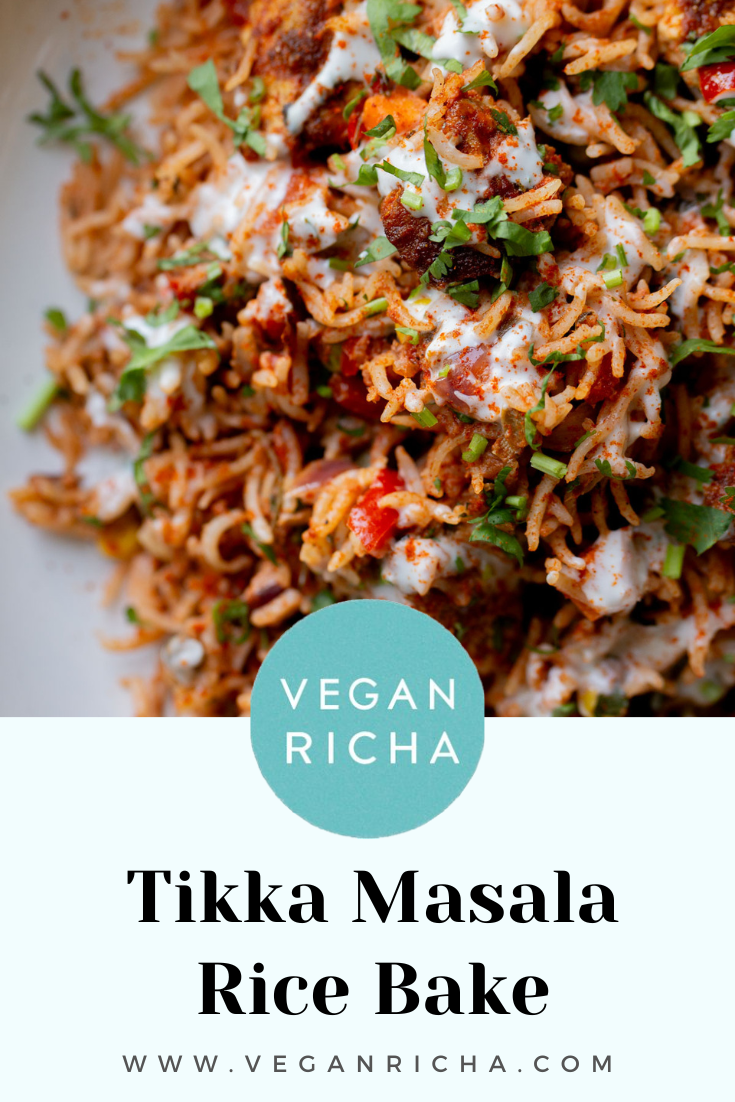 Tikka Masala Rice Bake with Crispy Tofu